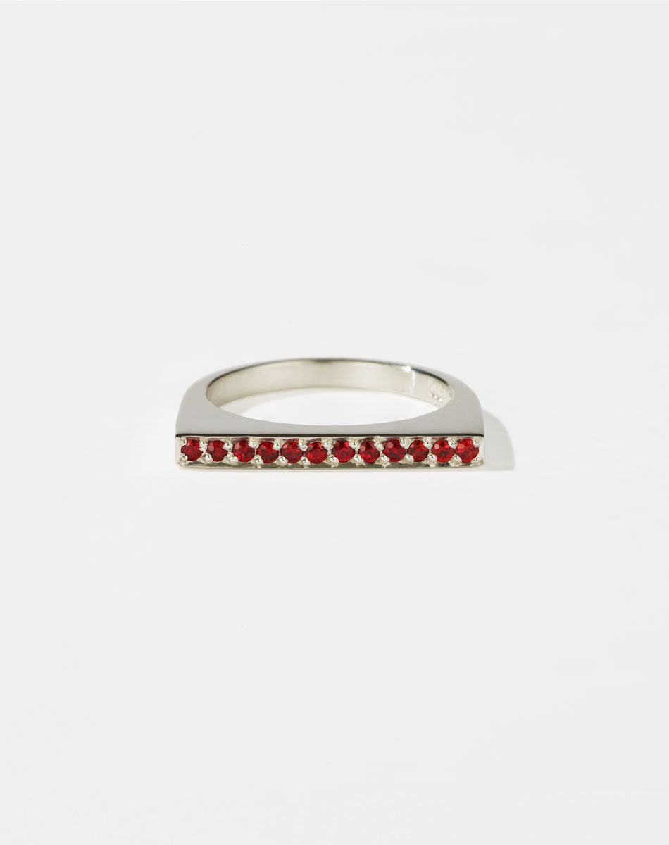 Geo Ring Flat | Sterling Silver – Meadowlark Jewellery