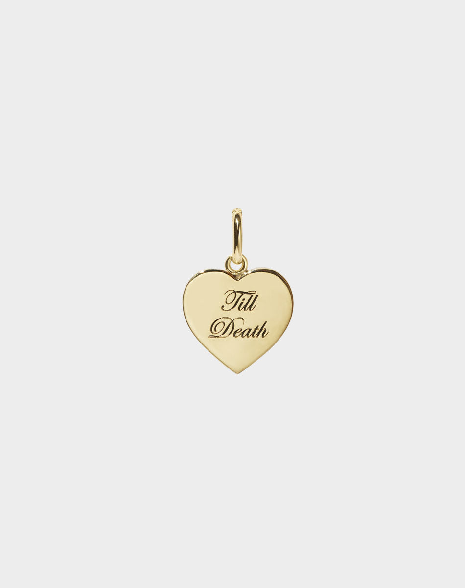Shop – Sweetheart Charm with Till Death | 9ct Gold - Meadowlark Jewellery